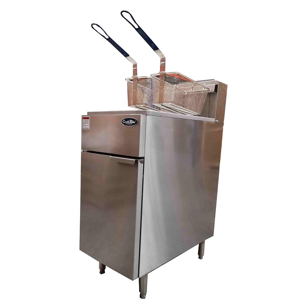 Freidora de 16 lts o 35 lbs | Soluciones en Acero, S.A.